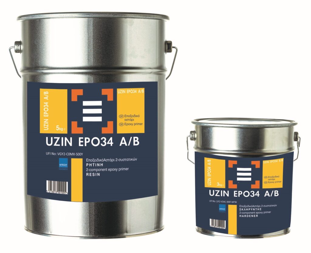UZIN EPO 34 A/B | UZIN HELLAS - ΠΟΛΥΧΗΜΙΚΗ Γ. ΜΑΤΖΙΑΡΗΣ ΑΕ