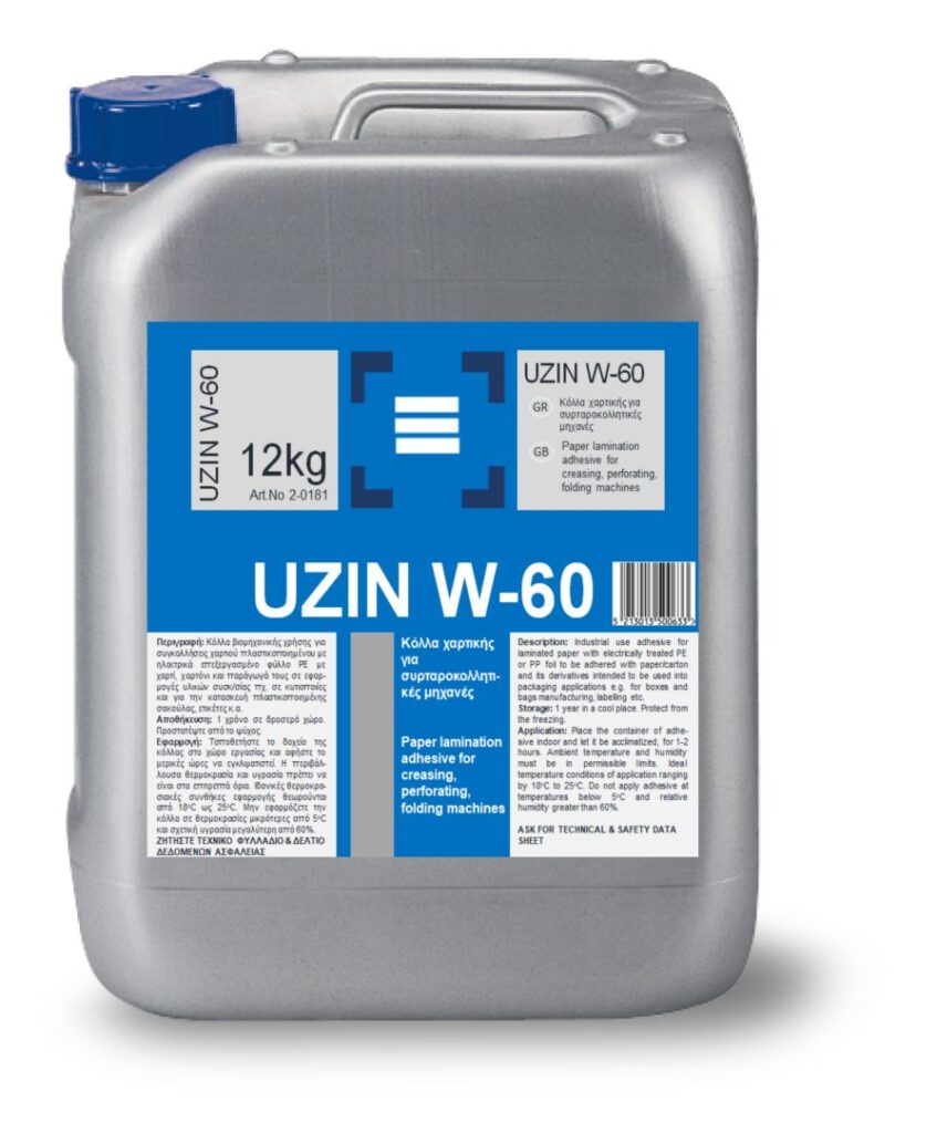 UZIN W 60 | UZIN HELLAS - ΠΟΛΥΧΗΜΙΚΗ Γ. ΜΑΤΖΙΑΡΗΣ ΑΕ